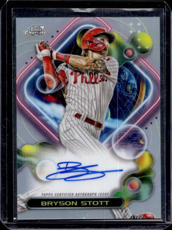 2023 Topps Cosmic Chrome Bryson Stott #CCA-BS Autograph – Honey Hole ...